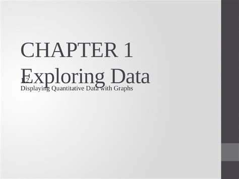 Pptx Chapter 1 Exploring Data 12 Displaying Quantitative Data With