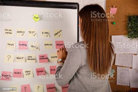프로젝트를 계획하고 스티커 메모와 비전 보드를 만드는 사업가 25 29세에 대한 스톡 사진 및 기타 이미지 25 29세 계획 기업 재무와 산업 Istock