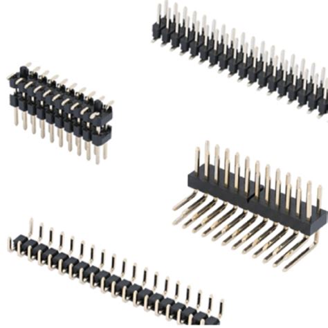 Buy Wholesale China Pin Headers Row Female Pitch Gold Plated Straight Insert