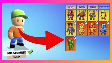 Codigos En La Tienda De Stumble Guys Con Skins Gratis 🎁🤡 Aprofunde Se