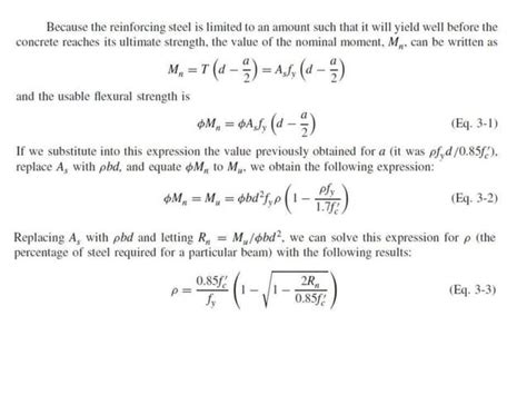 Lecture Notes In Flexural Analysis And Design Of Singly Reinforced Beams And One Way Slabs Pptx