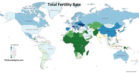 Fertility Rates Around The World In 2023 The Sounding Line