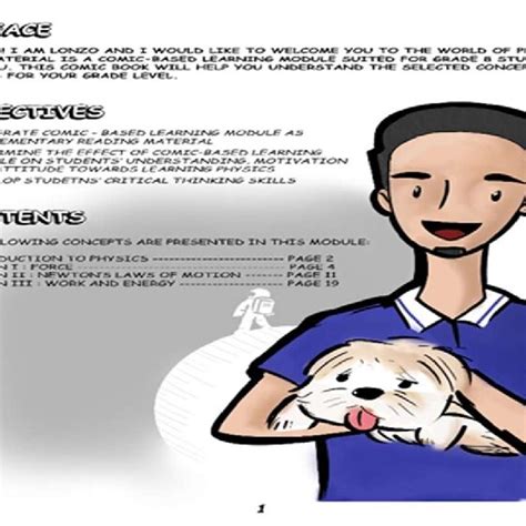 Pdf Development And Validation Of Comic Based Learning Module In Physics