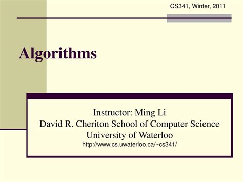 Ppt Algorithms Powerpoint Presentation Free Download Id4037682
