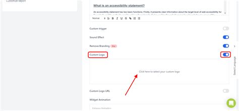 How To Set Up Custom Logo On Your Ada Widget Ada Bundle Support