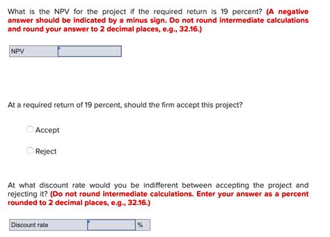 Solved Problem Calculating NPV And IRR LO A Chegg