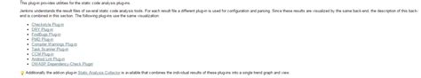 Hudson How To Use Static Analysis Collector Plugin In Jenkins Stack Overflow