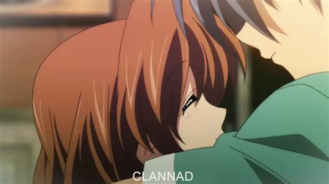 Clannad Nagisa And Tomoya Kiss