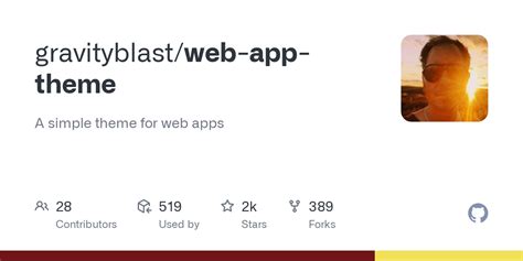 Github Gravityblast Web App Theme A Simple Theme For Web Apps