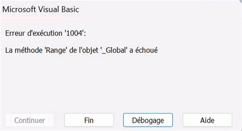 Syntaxe RechercheV EN VBA