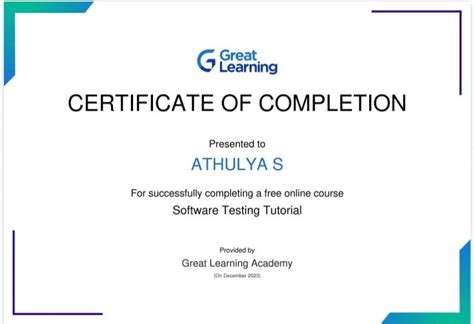 Athulya Software Testing On Linkedin Greatlearningacademy