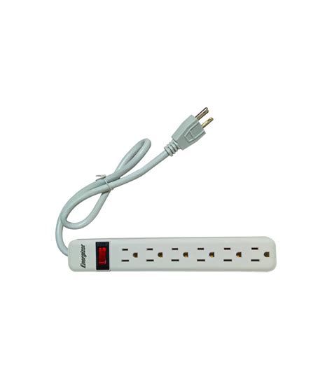 Regleta Electrica 6 Tomas Marca Energizer Yc506s