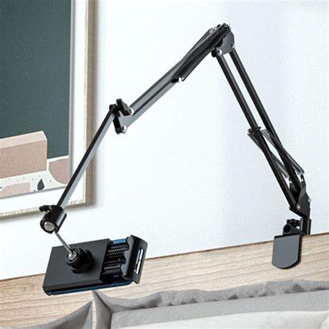 엘디 엘마운트 Apl Jh03ts 4단 관절 핸드폰 거치대 태블릿 휴대폰 자바라 거치대 블랙 감도 깊은 취향 셀렉트샵 29cm