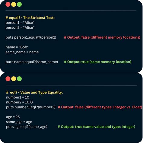 Ruby Equality Operators What You Need To Know Gaurav Palande Posted