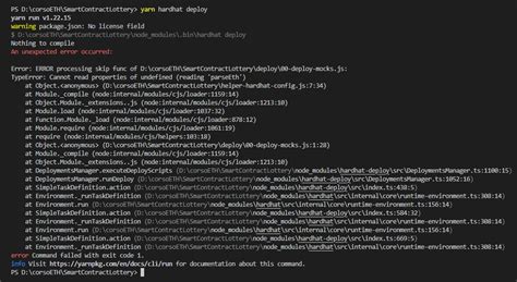 Hardhat Smartcontract Lottery Raffle FCC Error Cannot Read