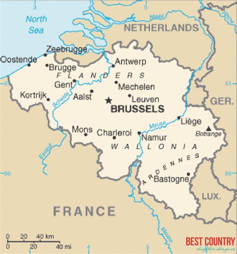 Best Country Geography Of Belgium