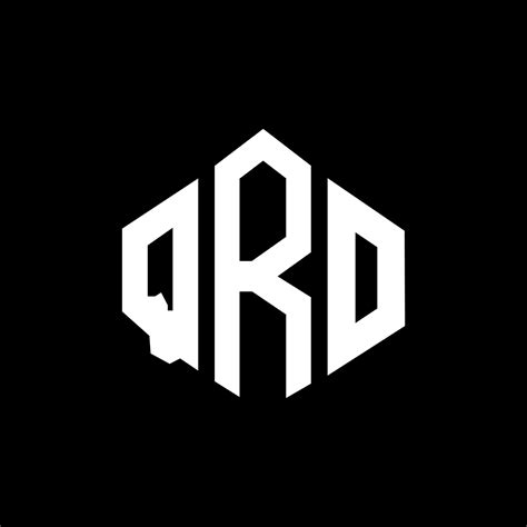 Diseño De Logotipo De Letra Qro Con Forma De Polígono Diseño De Logotipo En Forma De Cubo Y