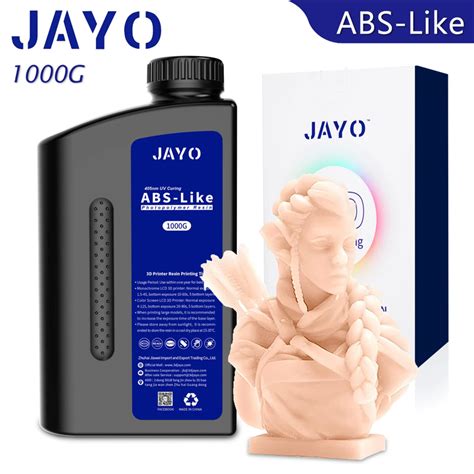 Jayo Abs Likewater Wash Abs Resin 1kg 3d Printing Photopolymer Resin
