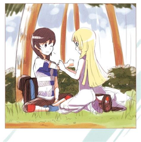 Sun X Lillie Pok Mon Amino