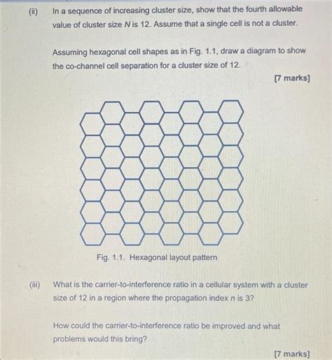 Solved Ii In A Sequence Of Increasing Cluster Size Show