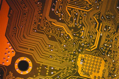 전자 회로 기판 추상적 인 배경 컴퓨터 마더보드를 닫습니다 컴퓨터의 마이크로 요소 지능형 기술 0명에 대한 스톡 사진 및 기타 이미지 Istock