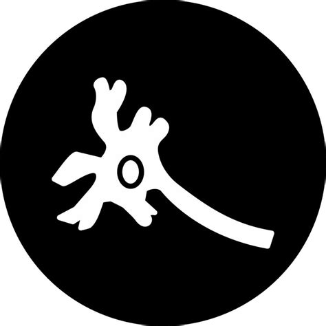 Neuron Circle Inverted Icon 47316413 Vector Art At Vecteezy