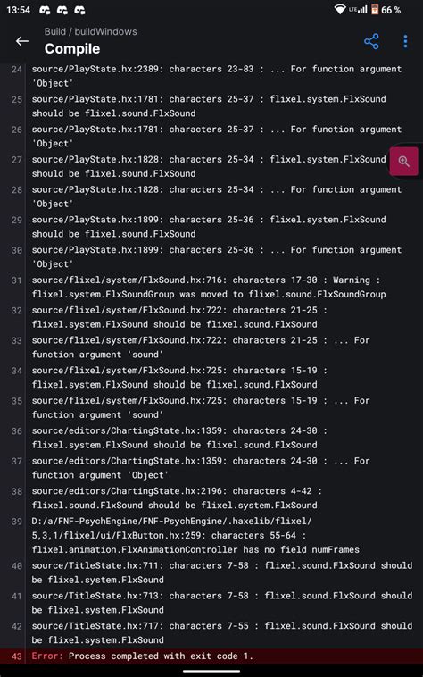 Error In Github Actions In This Engine · Issue 12624 · Shadowmariofnf