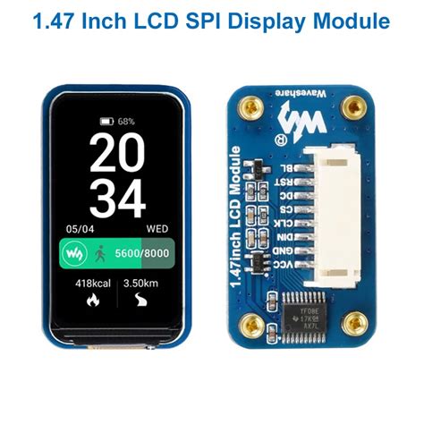 1 47 Inch Lcd Display Module St7789v3 Driver Spi Interface 172x320 Ips Screen For Arduino Stm32