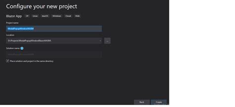 modal popup window in blazor webassembly