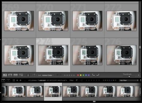 how to resize thumbnails in lightroom classic s user interface