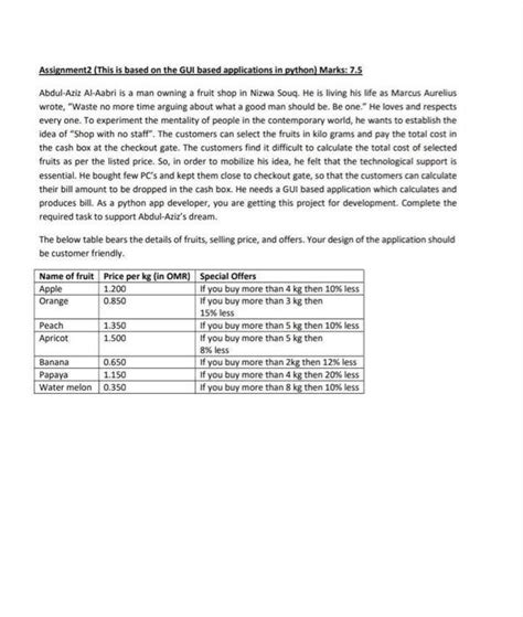 Solved Assignment2 This Is Based On The Gui Based