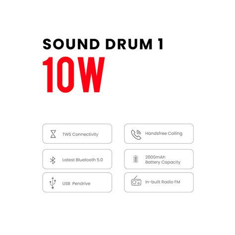 Portronics Sound Drum 1 Bluetooth Speaker Swagilo