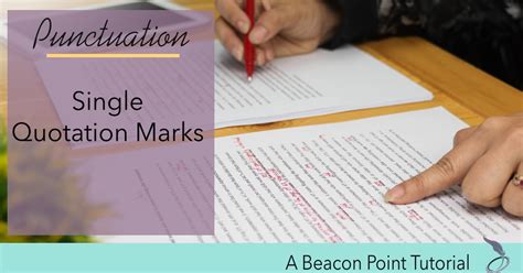 Single Quotation Marks Beacon Point Services