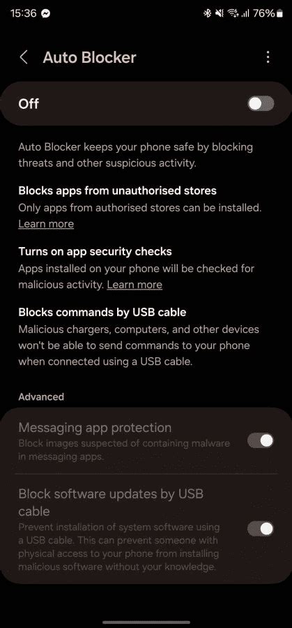Samsung One Ui 6 Streamlines User Experience With New Auto Blocker Feature Rechargue Your Life