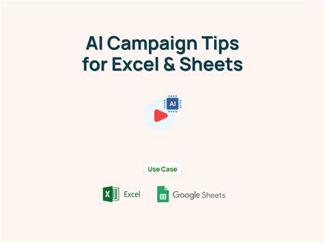 Ai Campaign Tips For Excel And Sheets Use Case Clever Csv