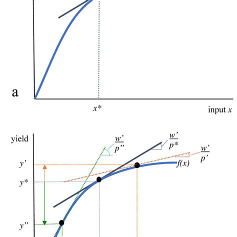 a economically optimal input application rate when input price is w