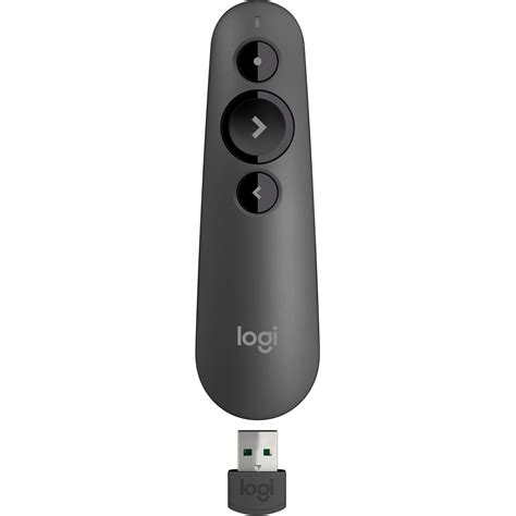 Logitech R500 Laser Presentation Remote Clicker Graphite