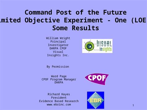 Ppt Command Post Of The Future Cpof Overview Dokumen Tips