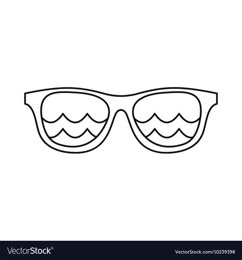 Sunglasses Outline