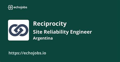 Reciprocity Is Hiring Site Reliability Engineer Argentina