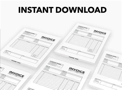 Invoice Template Word Invoice Template Excel Editable Invoice