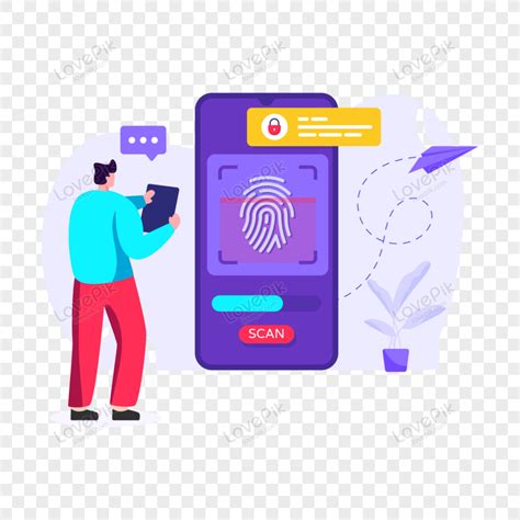 스마트 폰 벡터 일러스트 레이 션 안에 엄지 손가락 인쇄 Png 일러스트 무료 다운로드 Lovepik