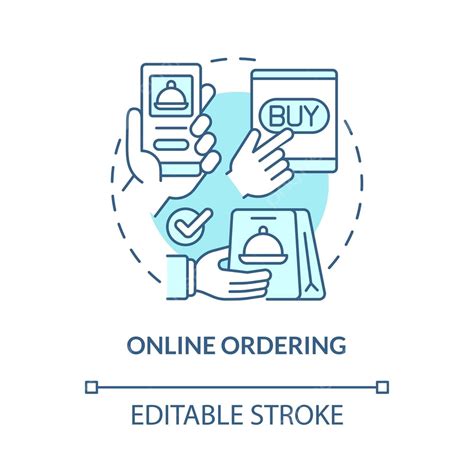 Online Ordering Turquoise Concept Icon Art Icon Solution Vector Art