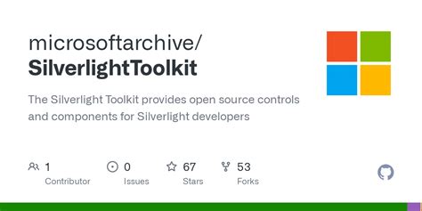 Github Microsoftarchivesilverlighttoolkit The Silverlight Toolkit