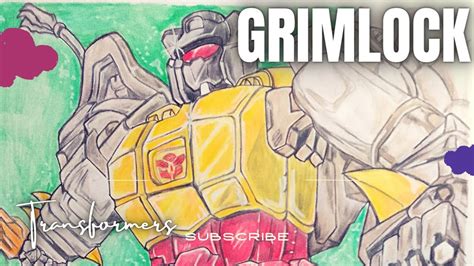 Drawing Grimlock Transformers YouTube