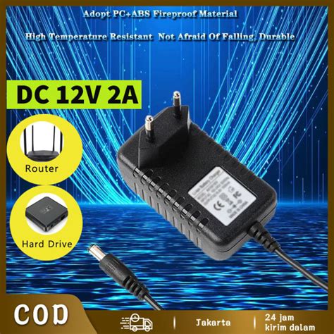 Adaptor 12v 2a Adaptor 12 Volt 2 Ampere Adaptor Cctv Adaptor