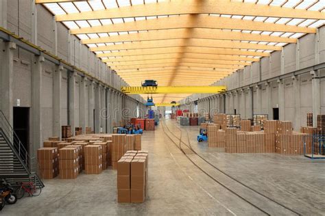 Warehouse Loading And Unloading Area