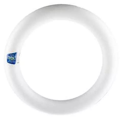Styrofoam Medium Extruded Wreath 12 Inches White Pack Of 1 Mardel 3492378