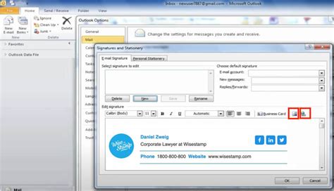 Create An Outlook Email Signature Min Guide