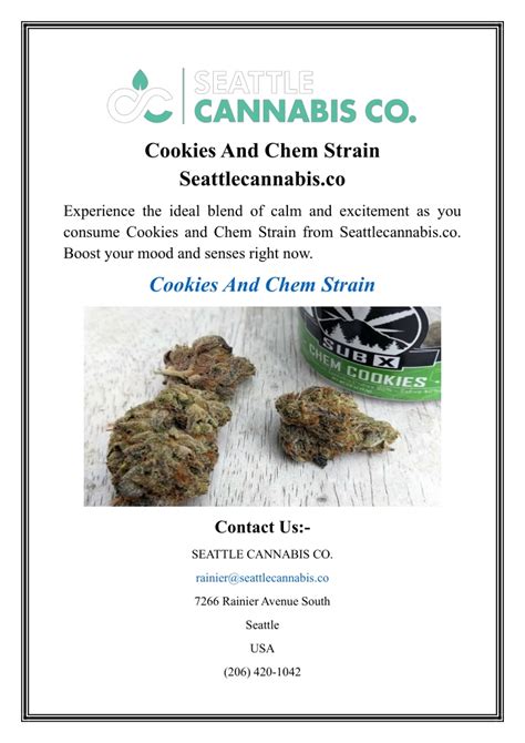 Ppt Cookies And Chem Strain Powerpoint